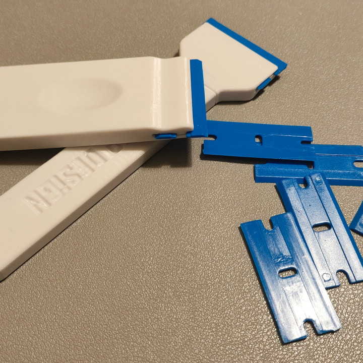 3D Printable Plastic Scraper by MING