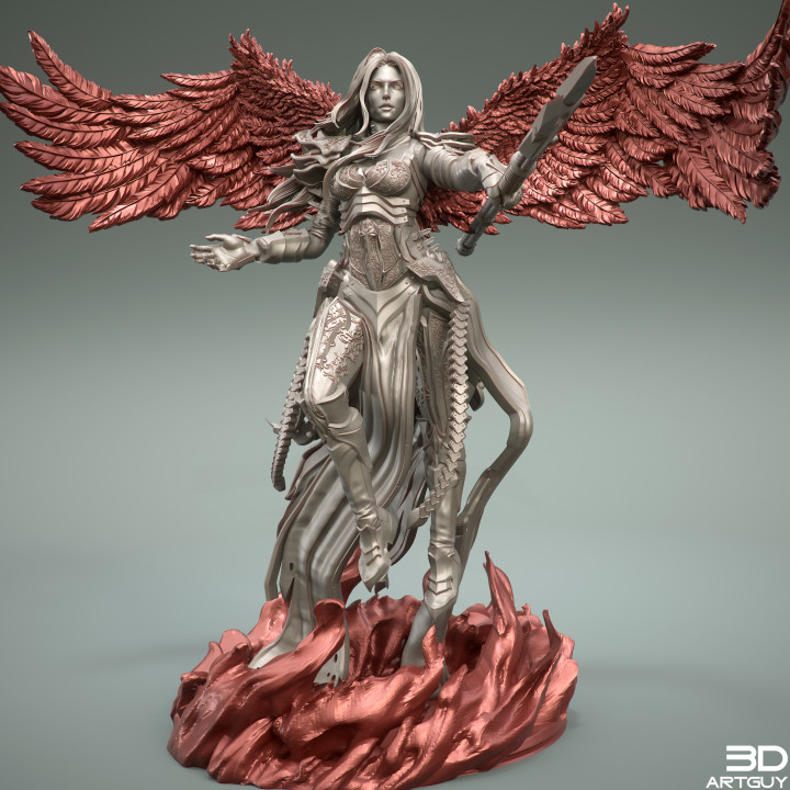 3D Printable Mad Angel by 3DArtGuy