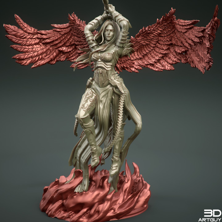 3D Printable Mad Angel by 3DArtGuy