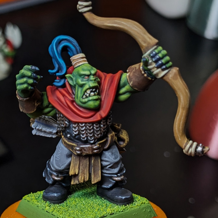 3D Print of Orc Archers - Highlands Miniatures by Dr-Keenbean