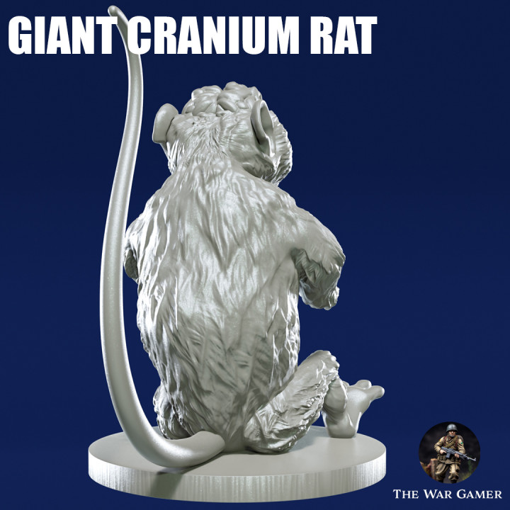 3D Printable Giant Cranium Rat by The WarGamer