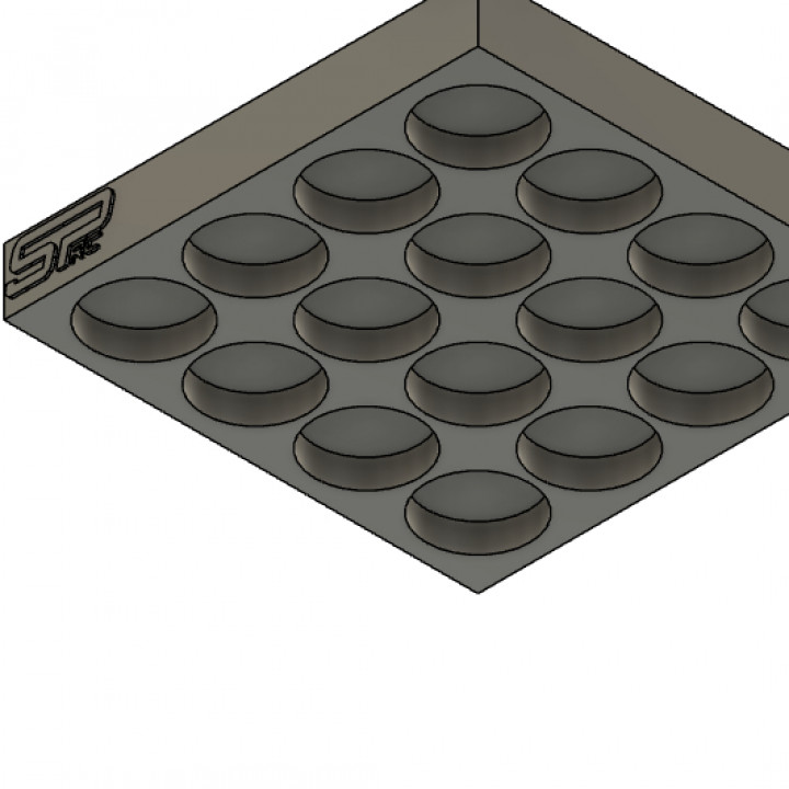 3D Printable tamyia stackable paint jar holder by ADAM SPARKS