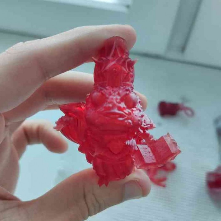 3D Printable Lumpy Fish Mage by Pepunki Creatures