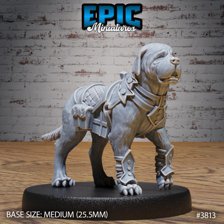 3D Printable Raid Dog Set / New World Hound / War Animal / Siege ...