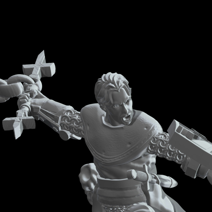 3D Printable Breton Heroes Set 2 by Sin's Miniatures