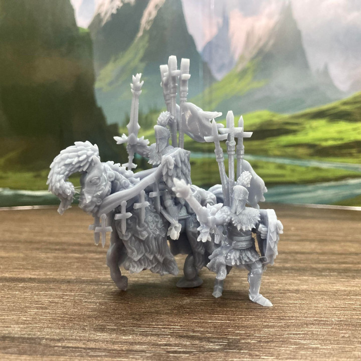 3D Printable Breton Heroes Set 2 by Sin's Miniatures