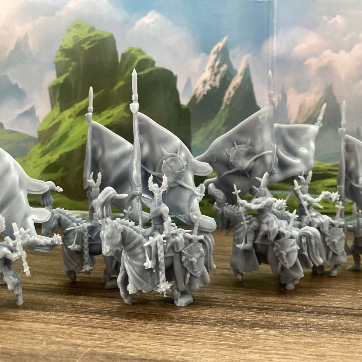 3D Printable Breton Heroes Set 2 by Sin's Miniatures