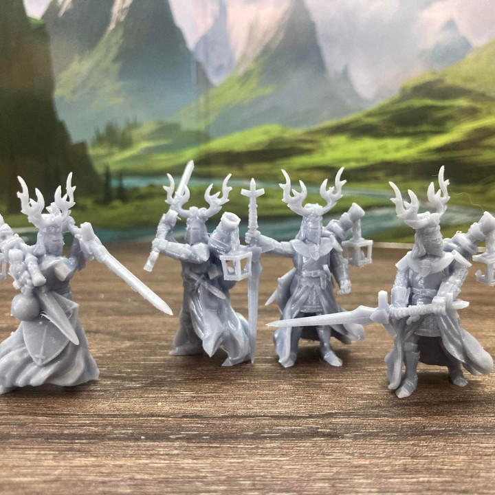 3D Printable Breton Heroes Set 2 by Sin's Miniatures