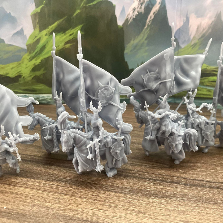 3D Printable Breton Heroes Set 2 by Sin's Miniatures
