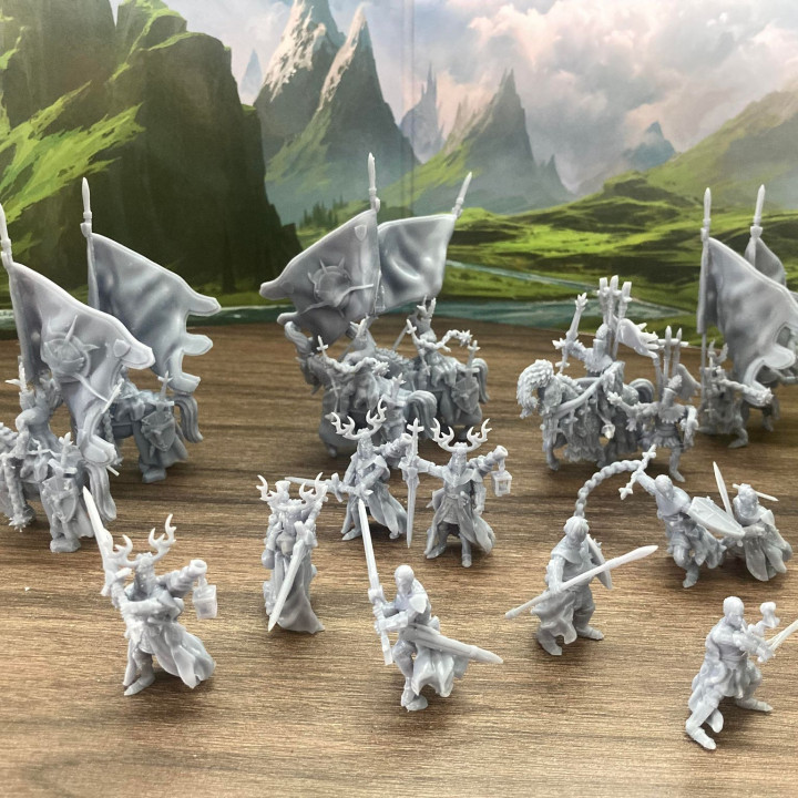 3D Printable Breton Heroes Set 2 by Sin's Miniatures
