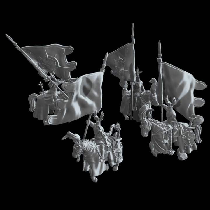 3D Printable Breton Heroes Set 2 by Sin's Miniatures