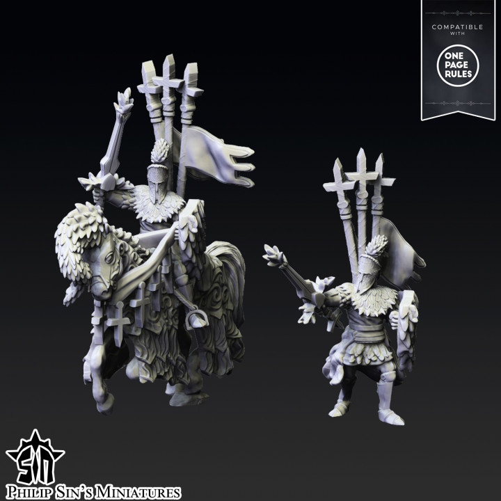 3D Printable Breton Heroes Set 2 by Sin's Miniatures
