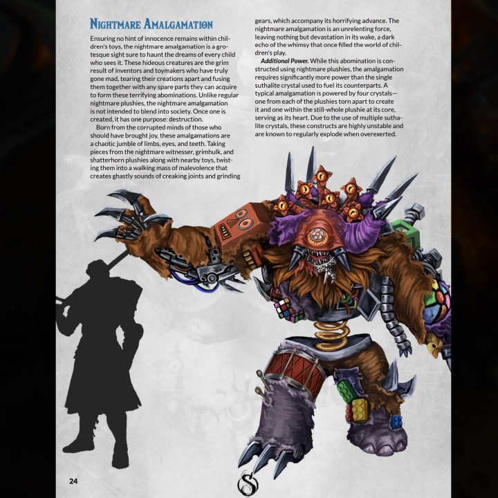 3D Printable The Toymaker's Terror - No-STL Version by Sordane Publishing