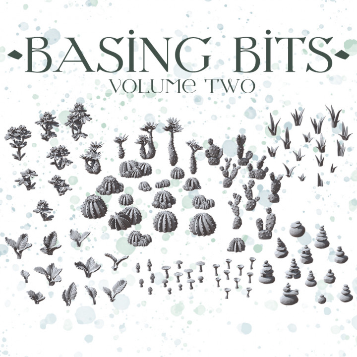 3D Printable BASING BITS VOLUME TWO BUNDLE by VESNA SCULPTS