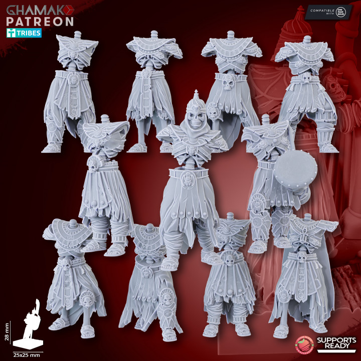 3D Printable Pyramids Guards by Ghamak