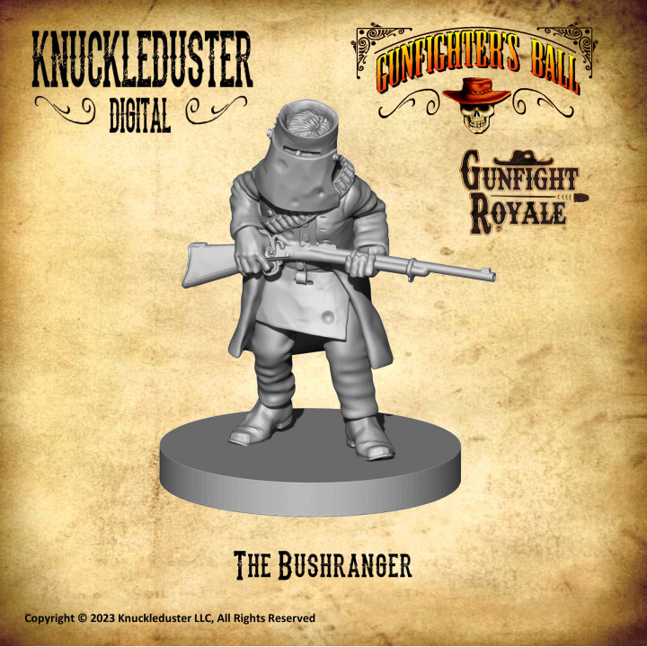 3D Printable The Bushranger by Knuckleduster Digital