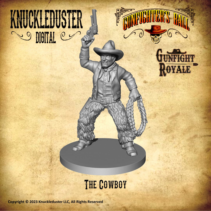 3D Printable The Cowboy by Knuckleduster Digital