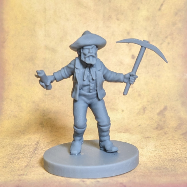 3D Printable The Old Prospector by Knuckleduster Digital