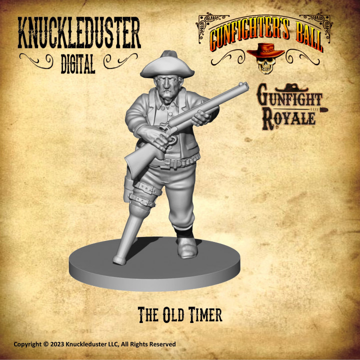 3D Printable The Old Timer by Knuckleduster Digital
