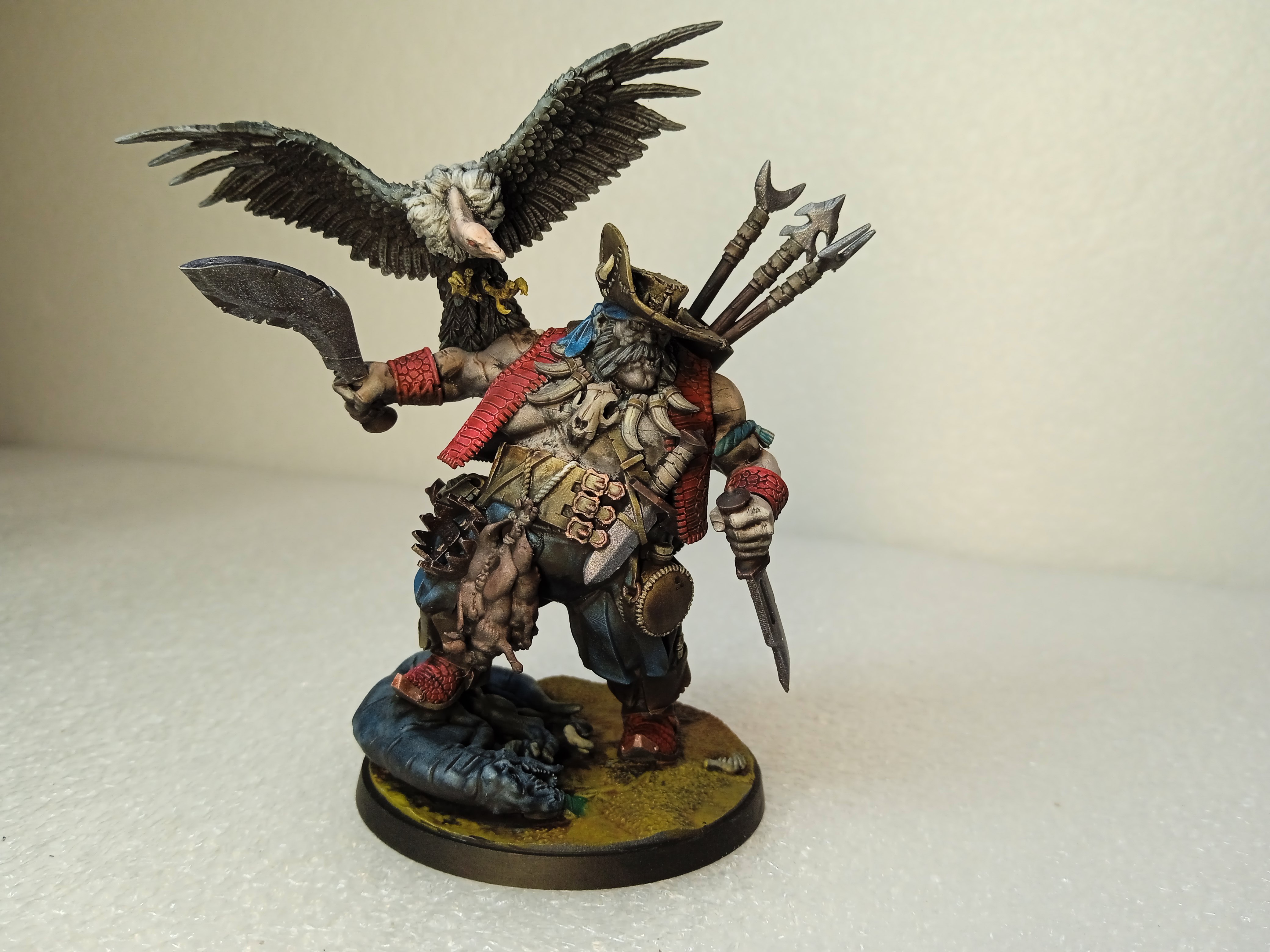 3D Printable Ogre Pirates Ogre Hunter by Titan Forge Miniatures