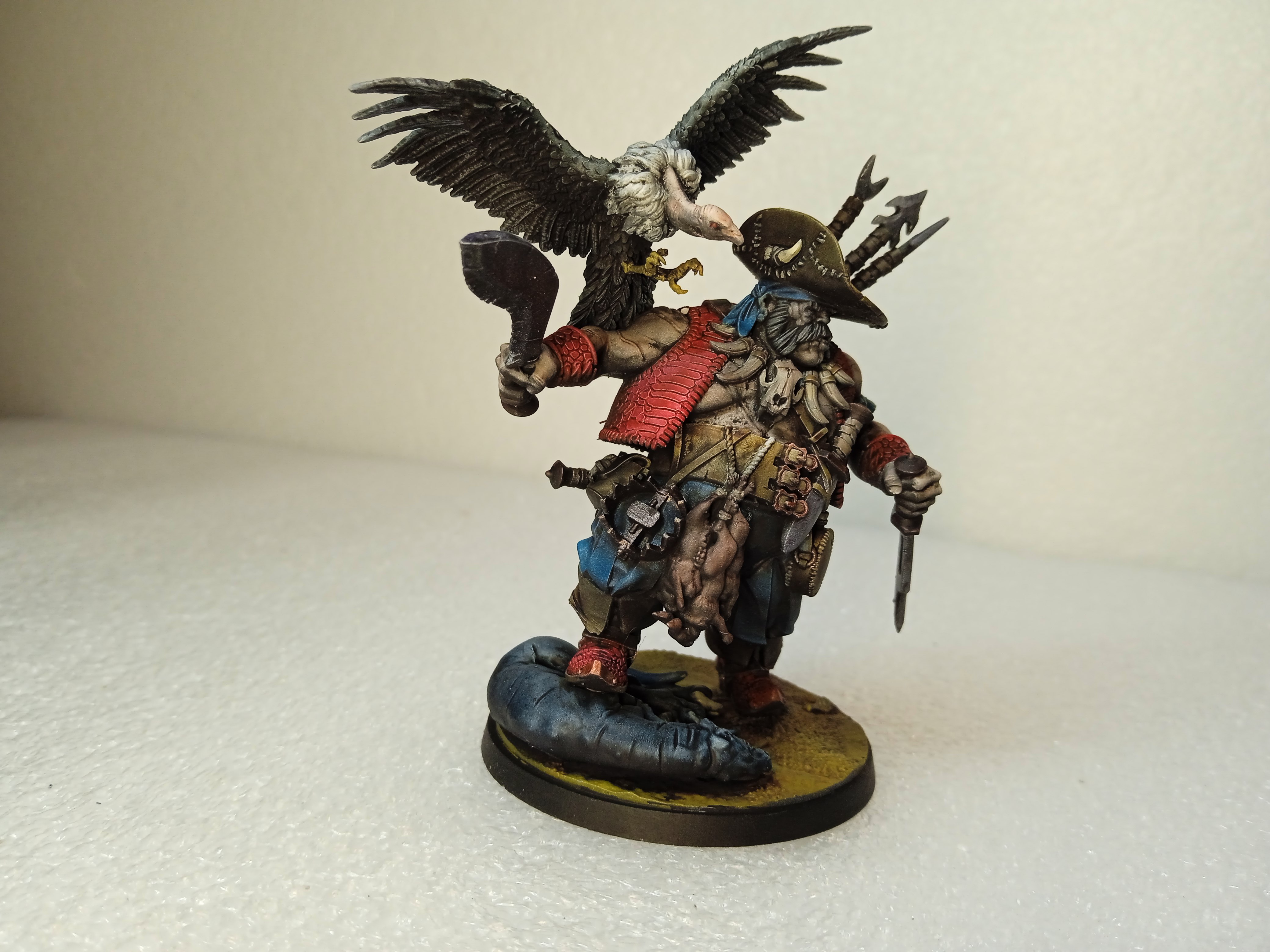 3D Printable Ogre Pirates Ogre Hunter by Titan Forge Miniatures