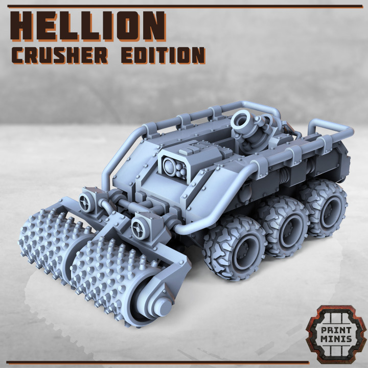 3D Printable Hellion - Crusher Edition by Print Minis