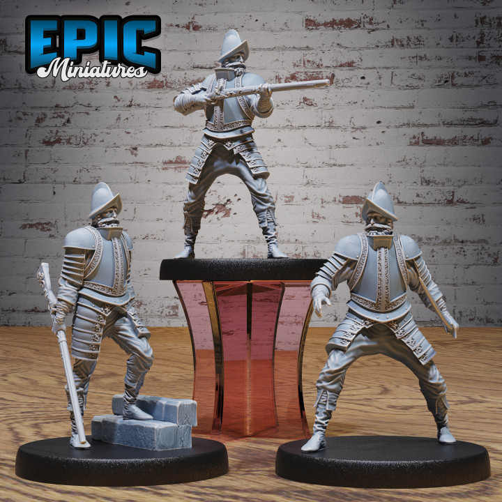 3D Printable Conquistador Set / New World Warrior / Noble Human / Brave ...