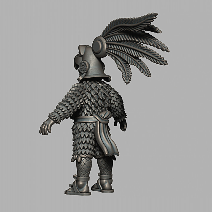 3D Printable Aztec Eagle Warriors by Wargames Atlantic