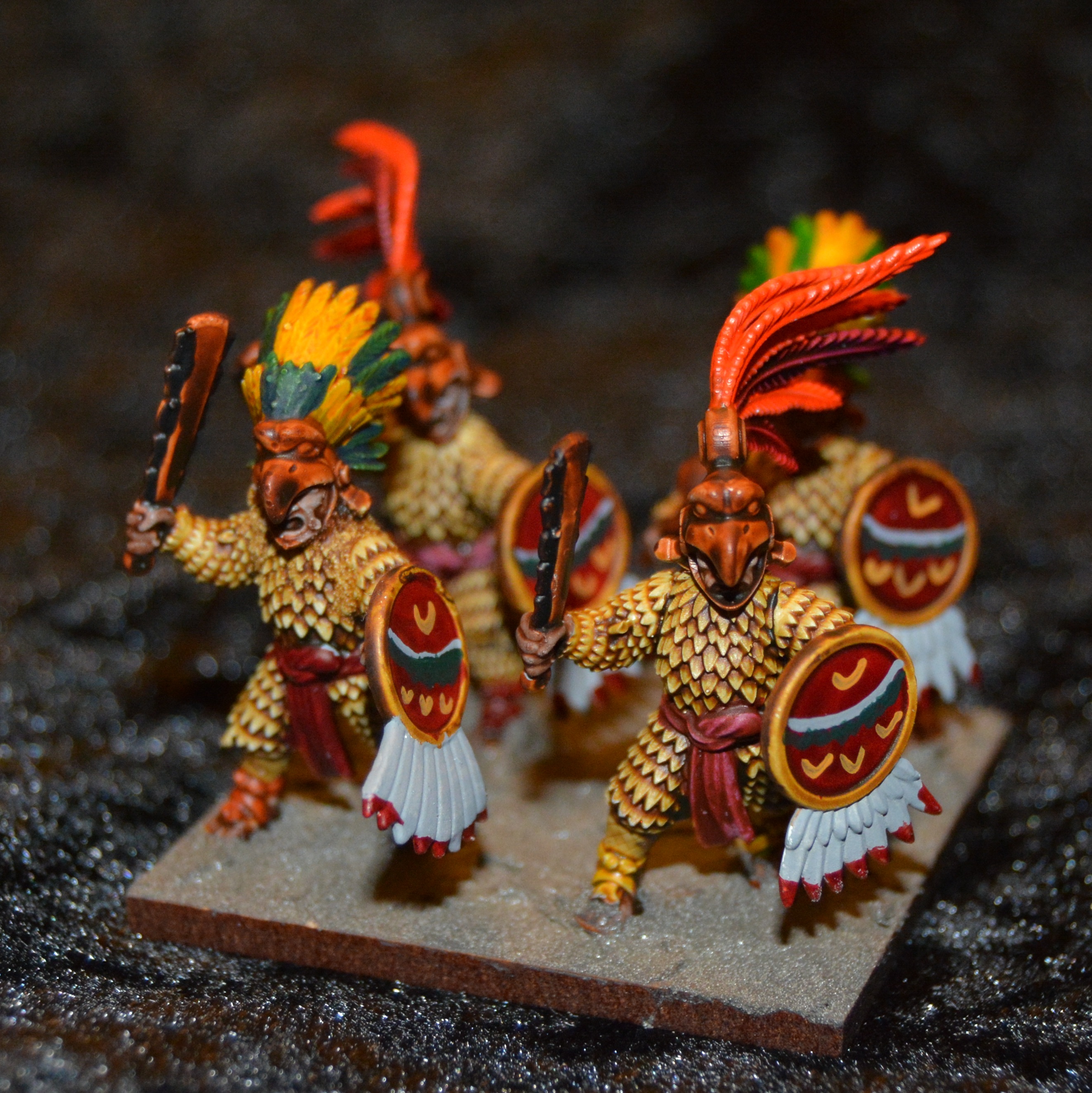 3D Printable Aztec Eagle Warriors by Wargames Atlantic