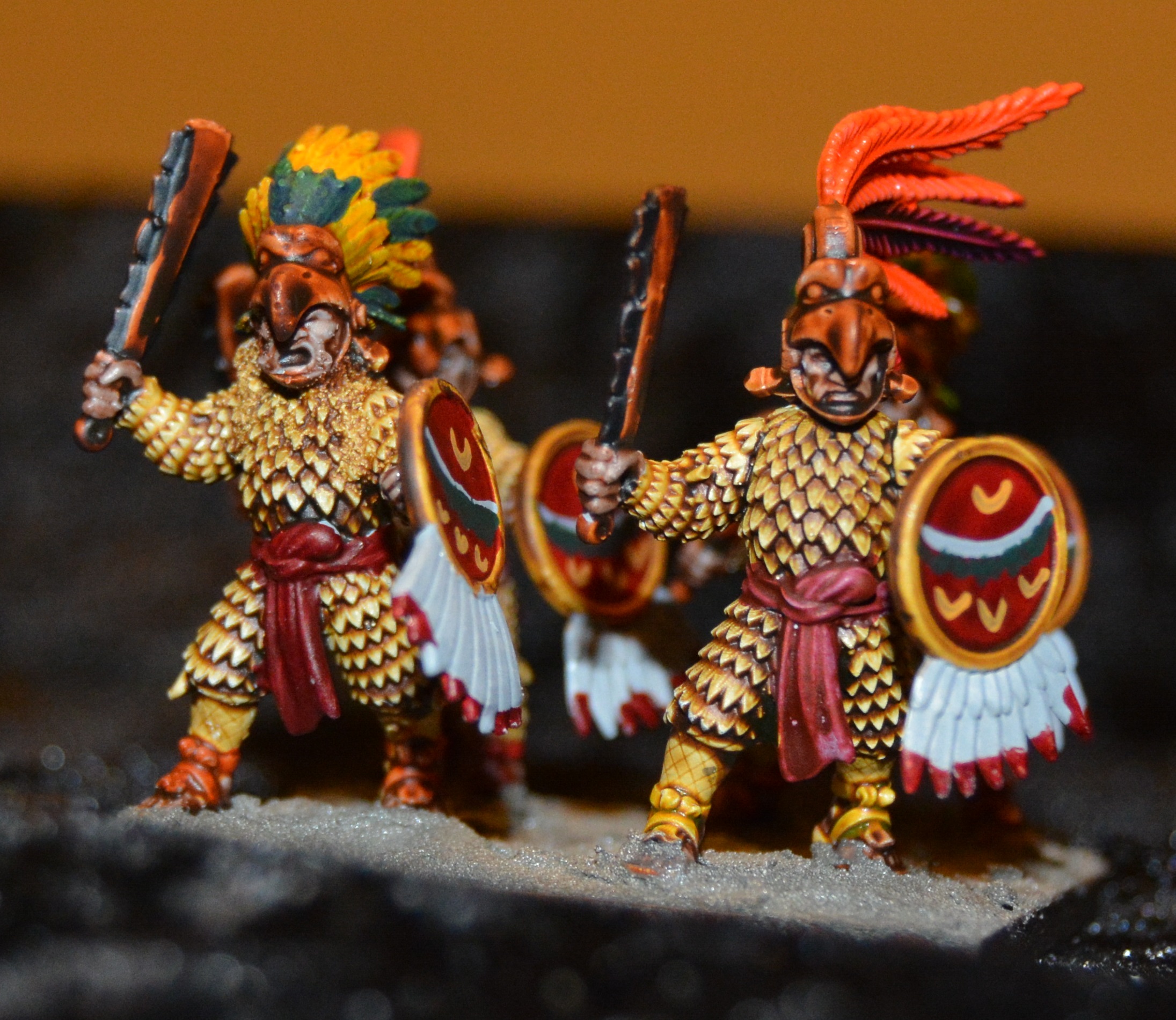 3D Printable Aztec Eagle Warriors by Wargames Atlantic