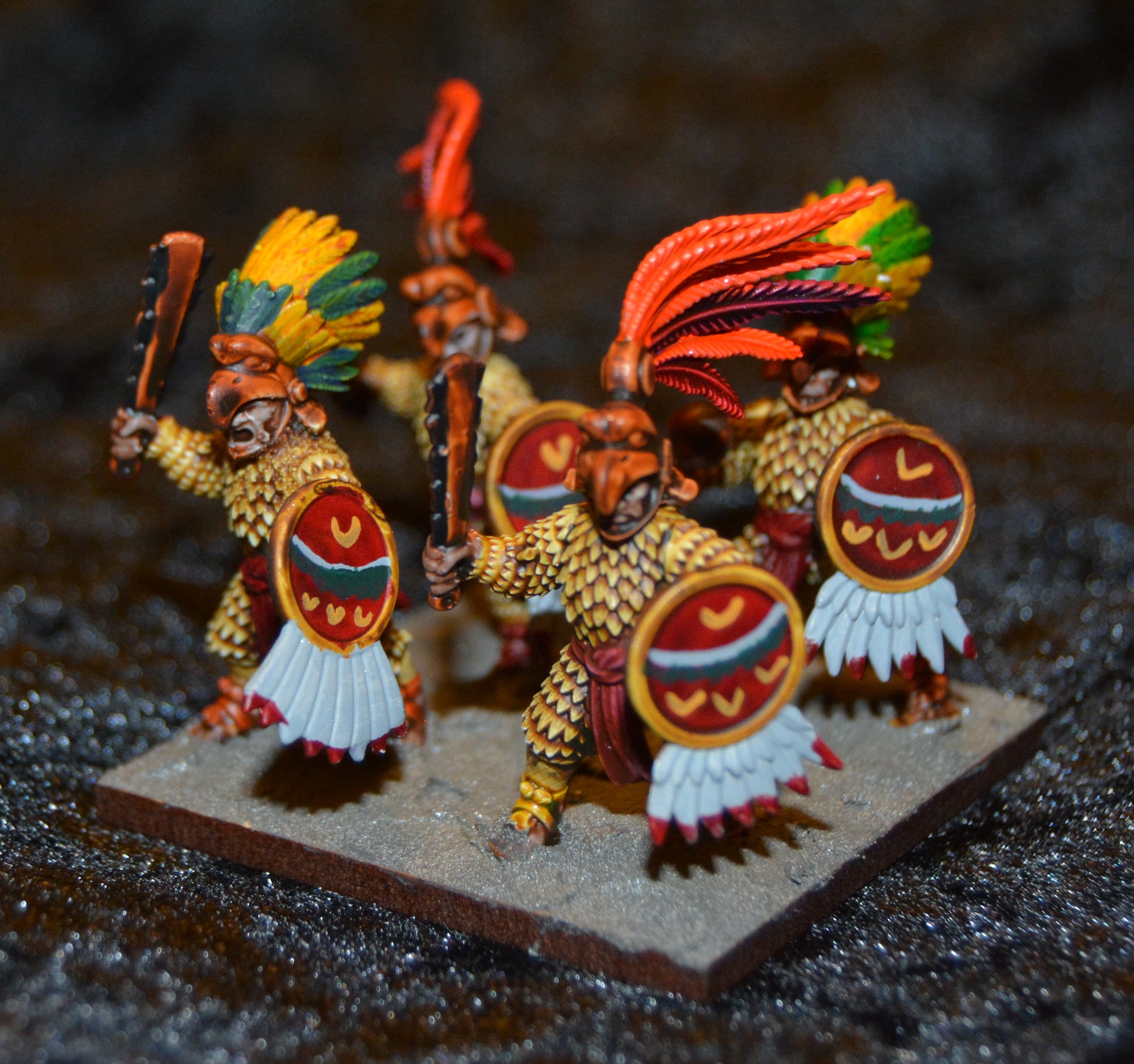 3D Printable Aztec Eagle Warriors by Wargames Atlantic