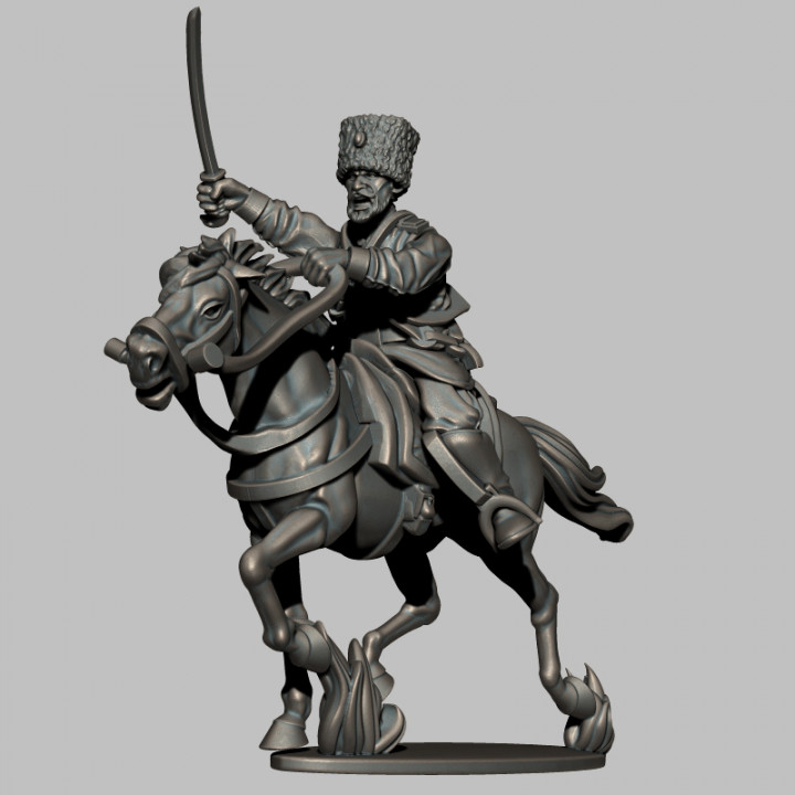 3D Printable WW1 Russian Cossacks by Wargames Atlantic