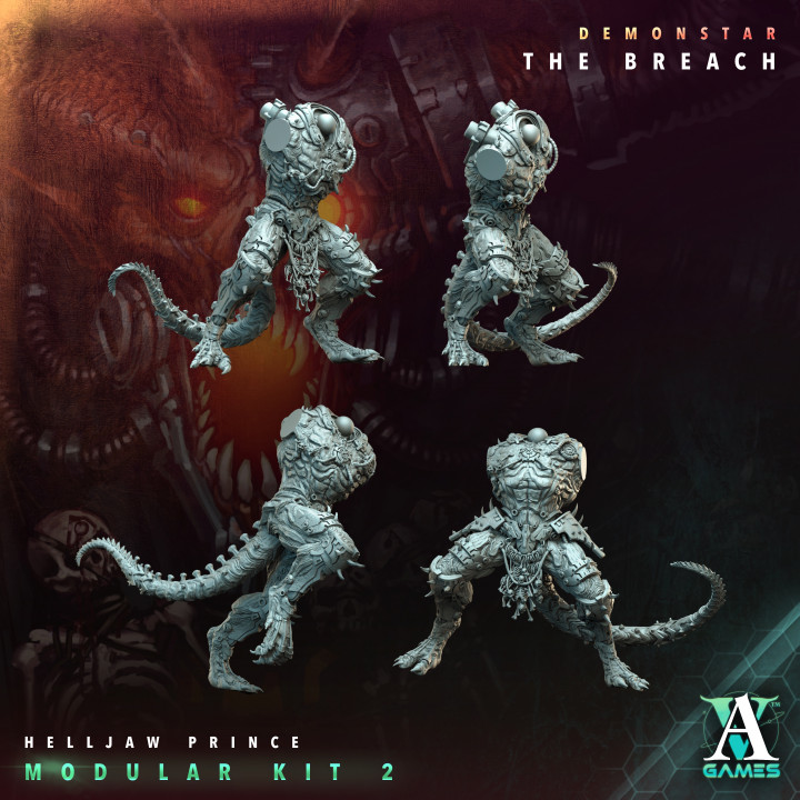 3D Printable Demonstar - The Breach - Bundle by Archvillain Games