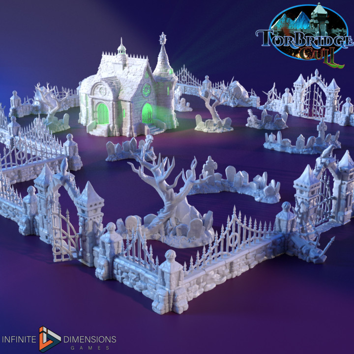 3D Printable Mega Graveyard Bundle by Infinite Dimensions Games