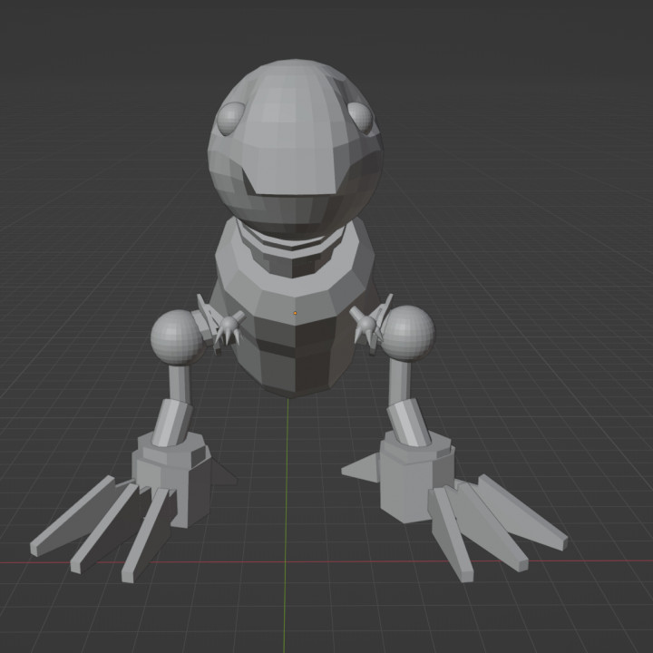 3D Printable robo duck by zekeriya sirin