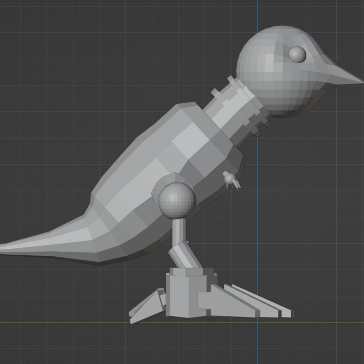 3D Printable robo duck by zekeriya sirin
