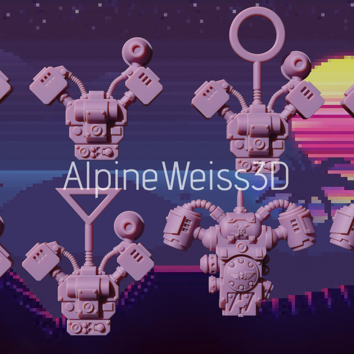 3D Printable IMPERIAL GUARD KITBASH BITS [UNSUPPORTED] by AlpineWeiss3D