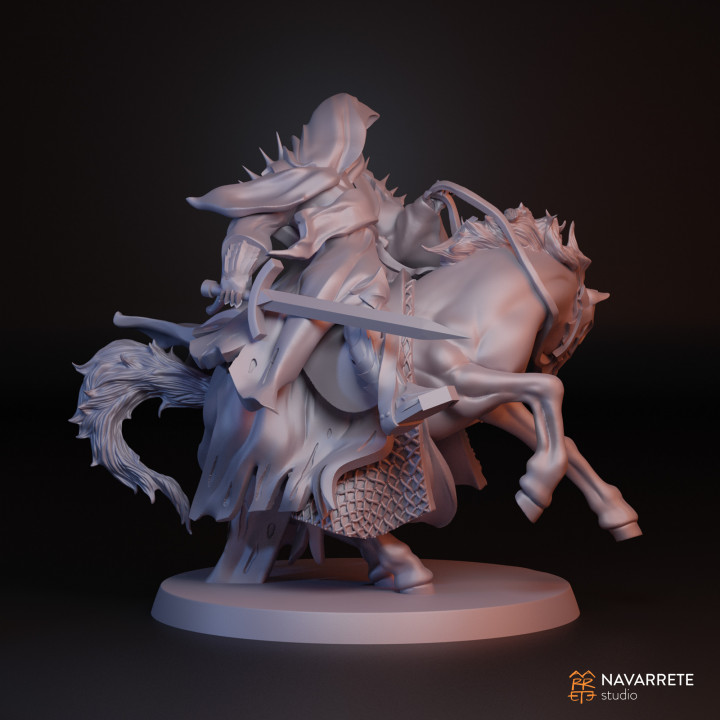 3D Printable The Spectrum King on Horse by Navarrete Studio