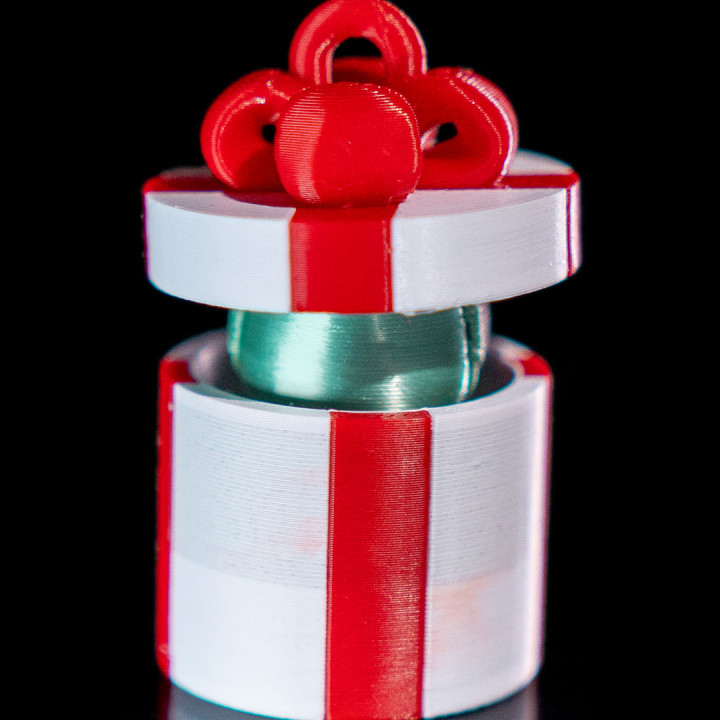 3D Printable Alien Surprise Fidget Keychain by Stlflix