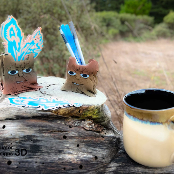 3D Printable Stewart the Stump by Josh