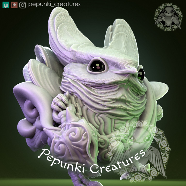 3D Printable Boss Merchant Nightjar Bird by Pepunki Creatures