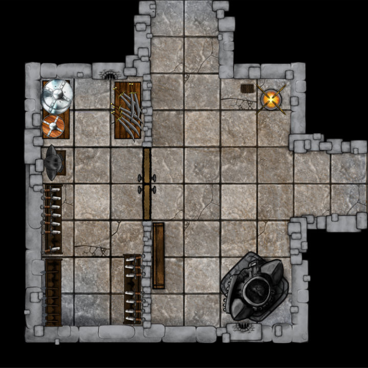 3D Printable Instant Dungeon Creator 2 - Modular Digital Fantasy DnD ...