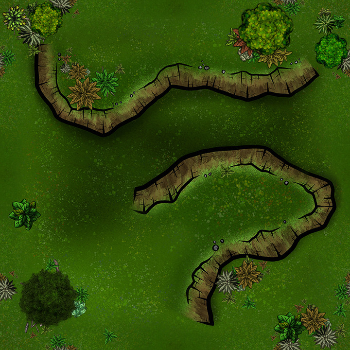 3D Printable Forbidden Forest - Modular Digital Fantasy DnD Terrain ...