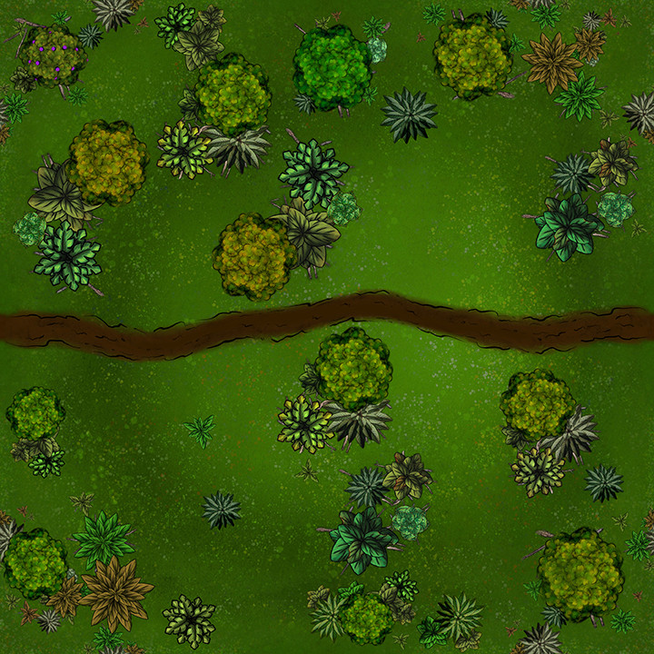 3D Printable Forbidden Forest - Modular Digital Fantasy DnD Terrain ...