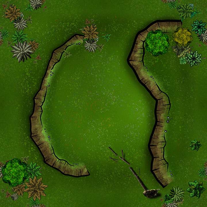3D Printable Forbidden Forest - Modular Digital Fantasy DnD Terrain ...