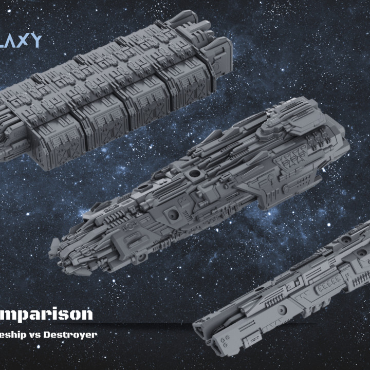 3D Printable Orion Battleship by Vesper Project 3D Printable Orion Battleship by Vesper Project