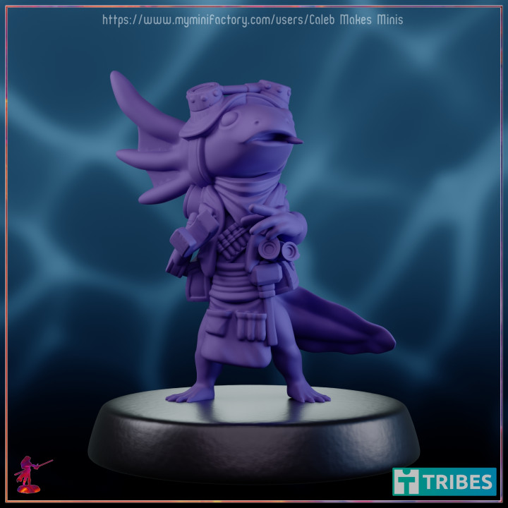 3D Printable Axolotls I & II [PRE-SUPPORTED] | Ultra Collection by ...