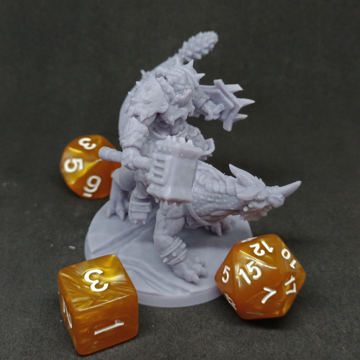 3D Printable Fire and Iron - Drake Rider A by Imagine Minis