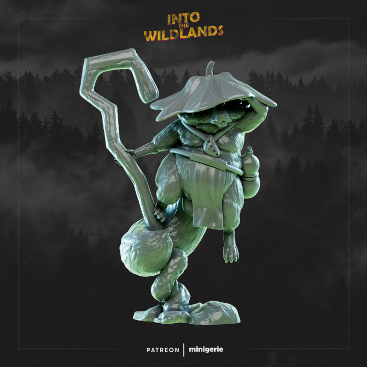 3D Printable Tanuki Adventurer by Sebastian