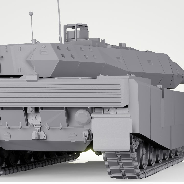 3D Printable Leopard 2A7 ESPACE with 130mm gun by The Military ...